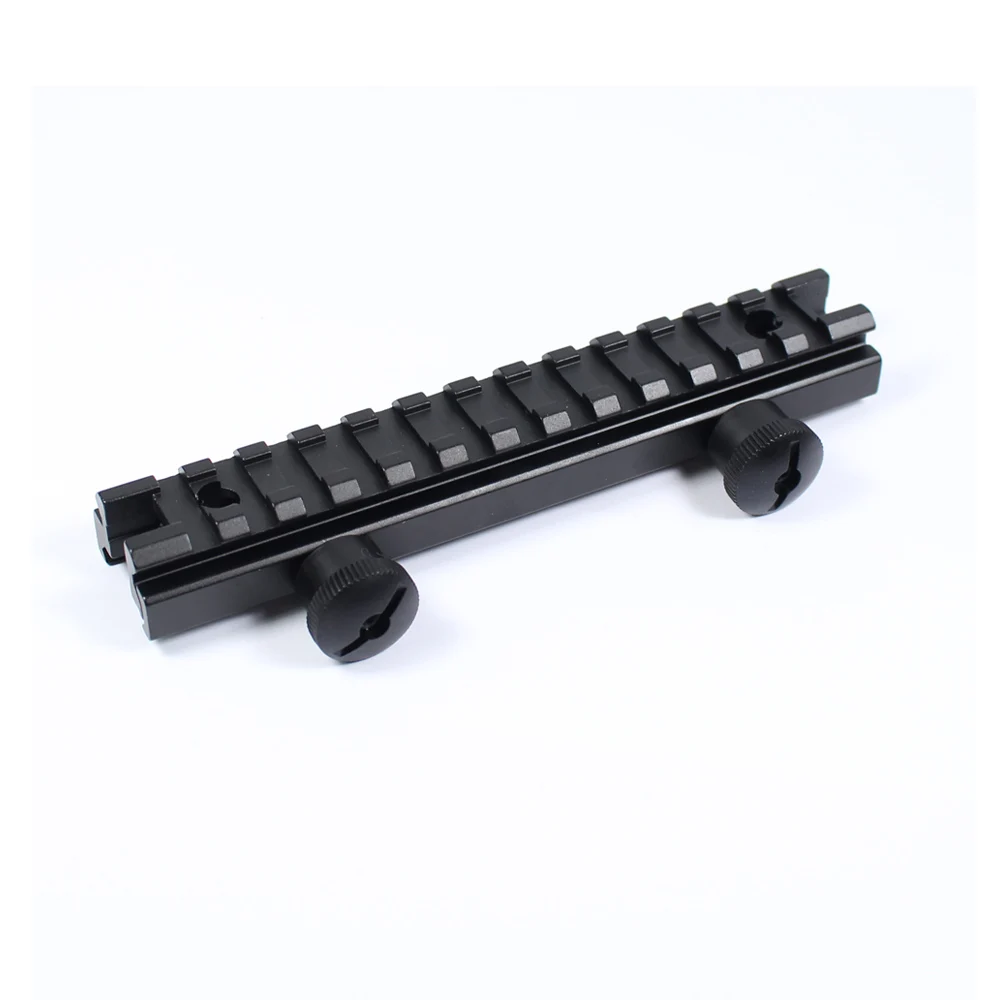 Tactical Picatinny Riser Mount 13 Slots Low Profile See Thru 20mm ...