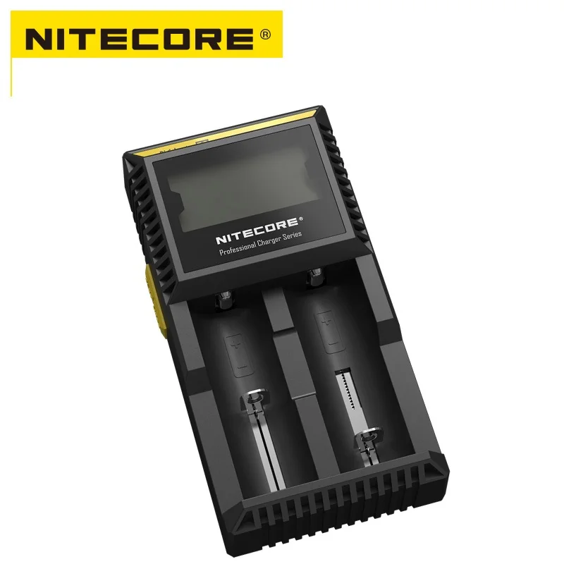 Nitecore D2 Зарядное устройство с ЖК-дисплей Дисплей универсальное ...