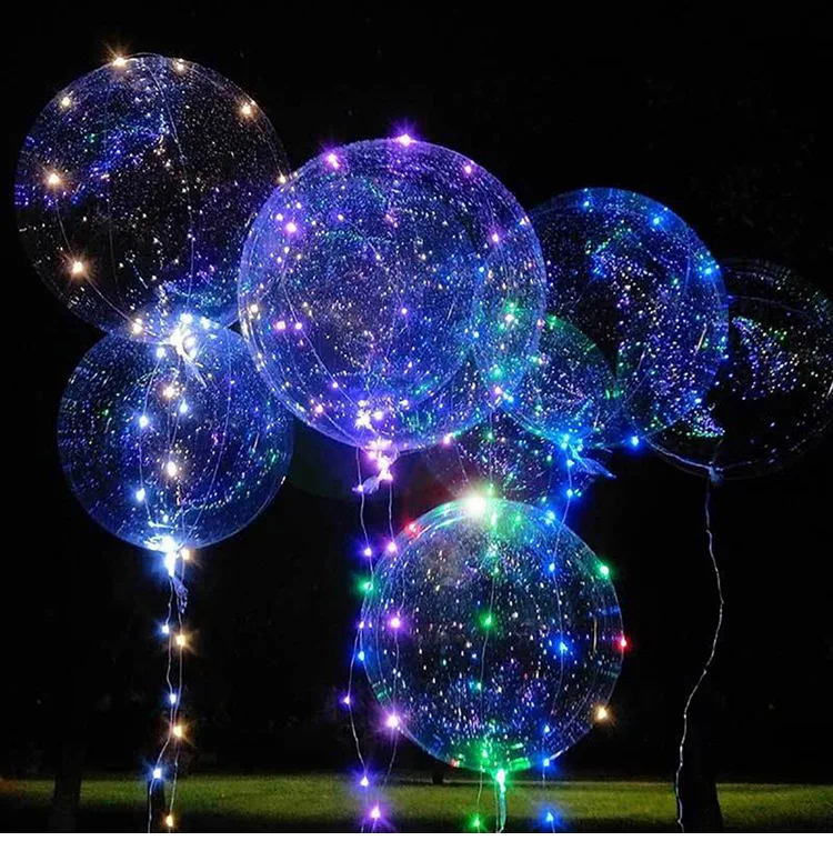 Aliexpress.com : Buy 50set 18/24inch Clear Latex Balloon With Led Strip ...