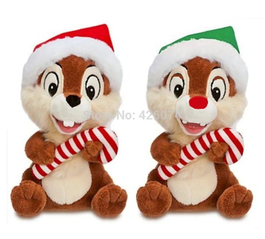 New Chip and Dale Chipmunks Holiday Plush 18CM Kids Stuffed Animals ...