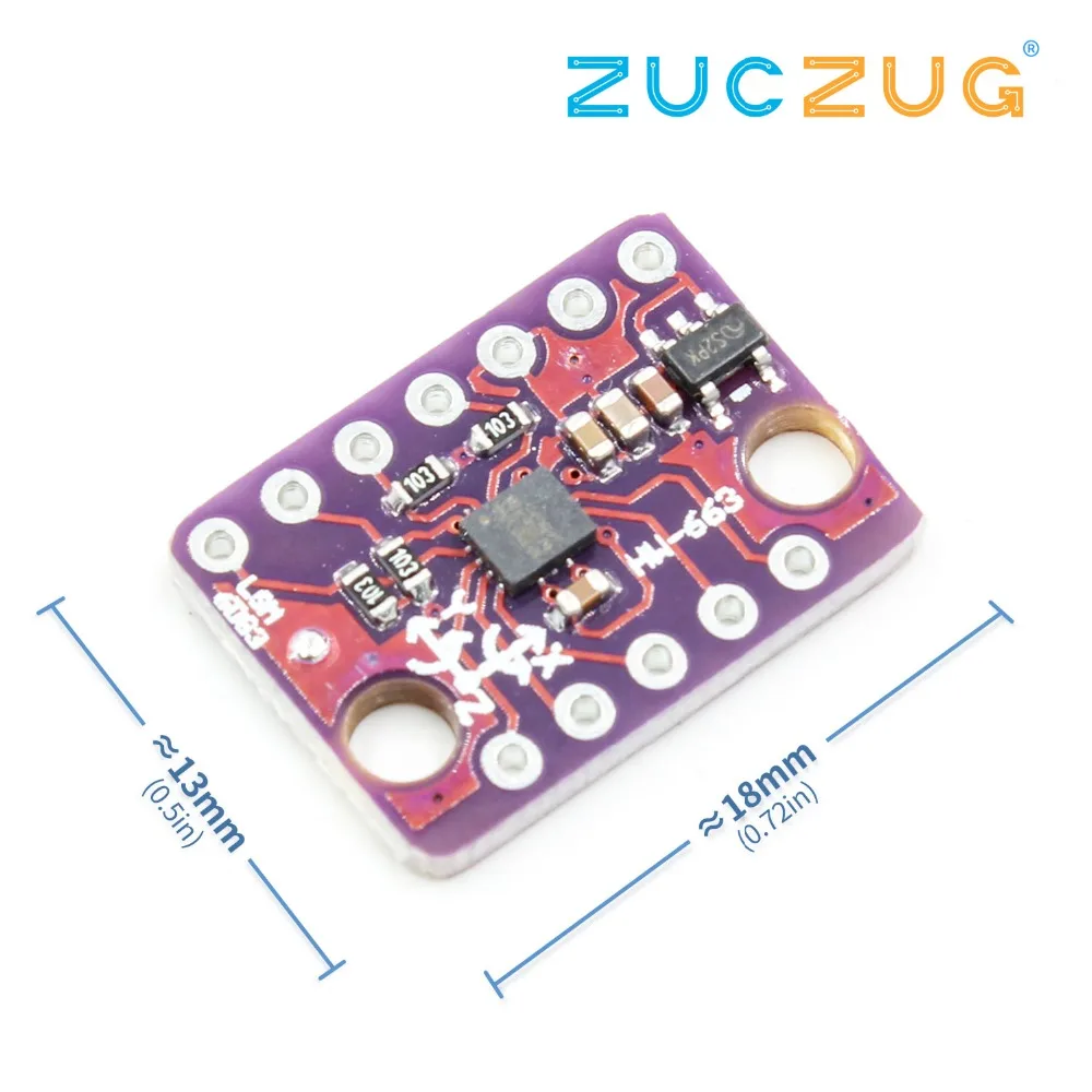 GY-LSM6DS3 LSM6DS3 Accelerometer Gyro Embedded Digital Temperature Sensor Module SPI IIC I2C ...