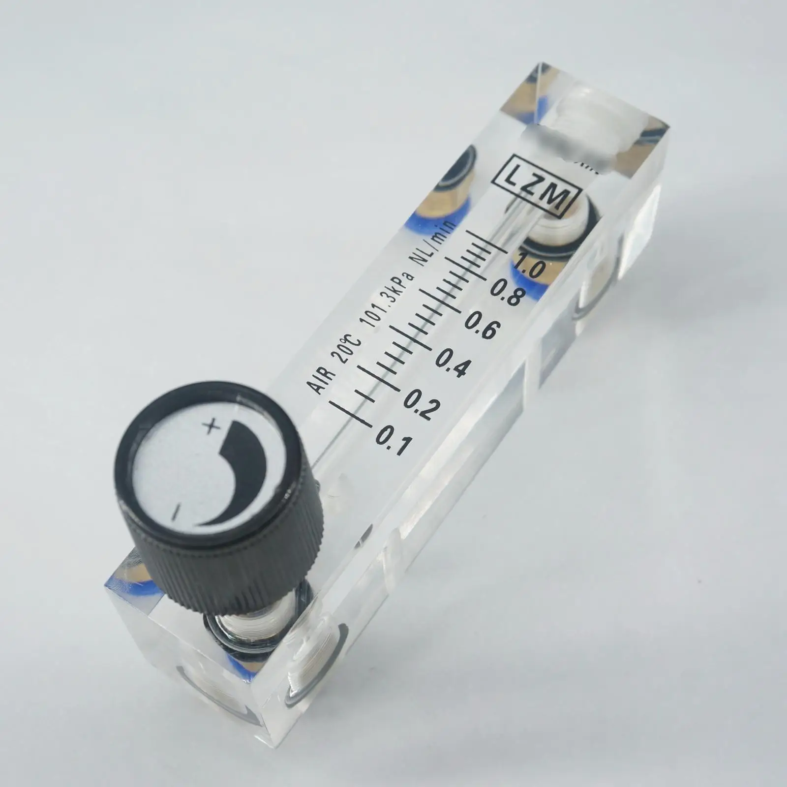 0.1-1LPM LZM-4T Acrylic Panel Panel Air Flowmeter Rotameter With ...