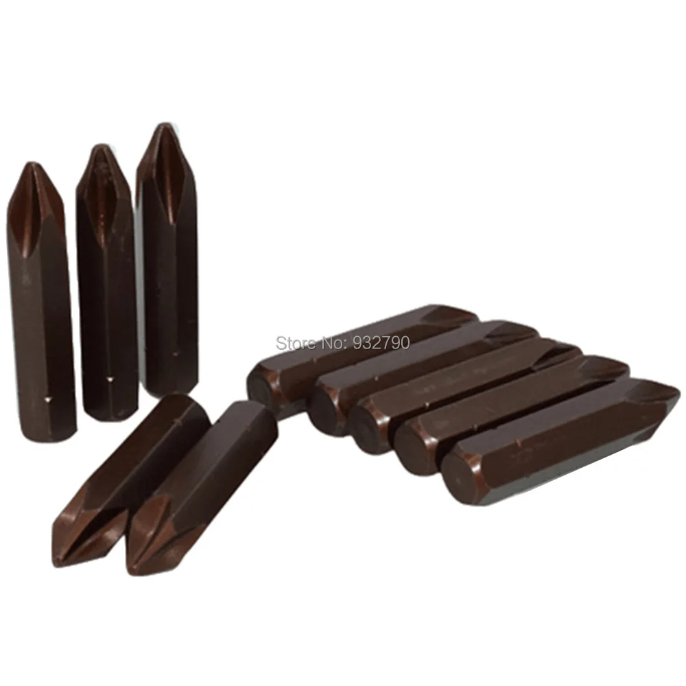 10 Pack 40mm Impact Bits PH1 PH2 PH3 Powered Drills Impact Drivers ...
