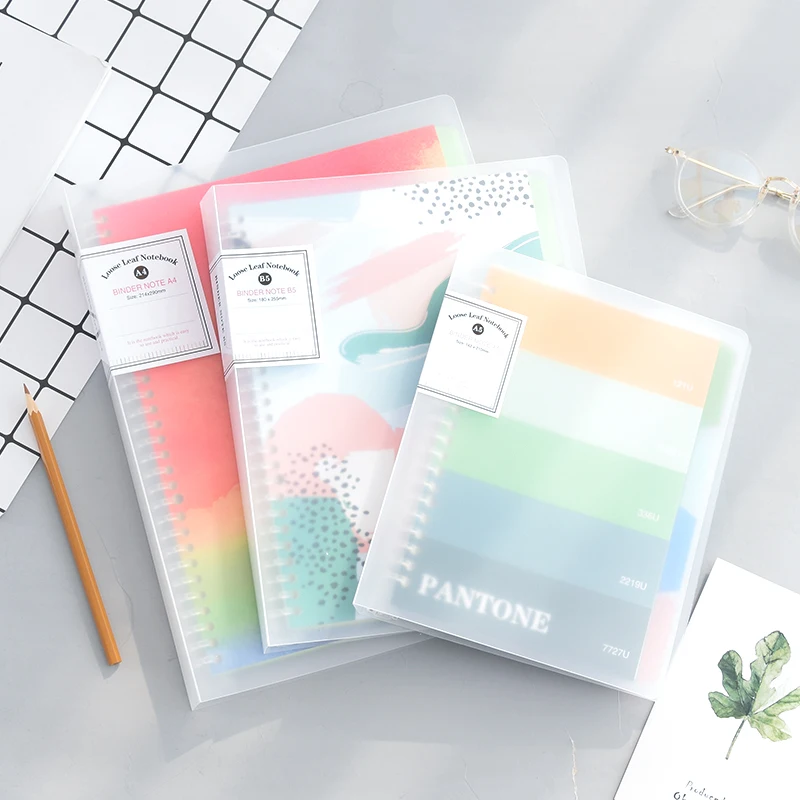 Creative Small Fresh Loose-leaf Notebook Korea Simple A5/b5/a4 Coil ...