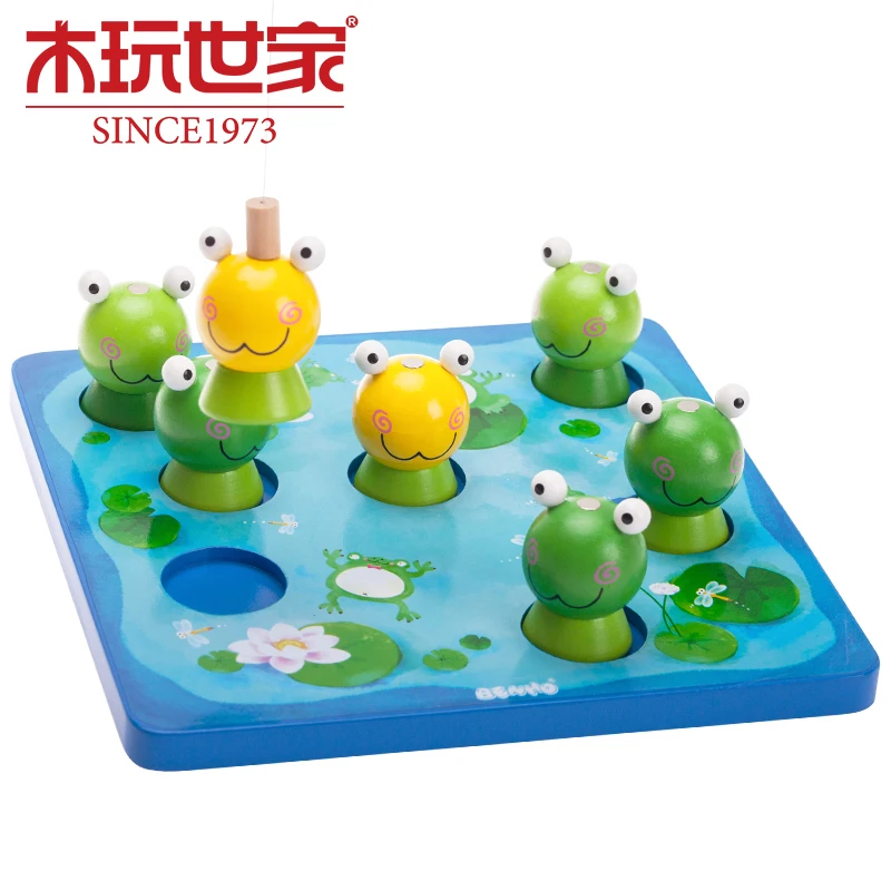 Baby Outdoor Fun Sports Authentic Wooden Toys Educational Baby Fish ...