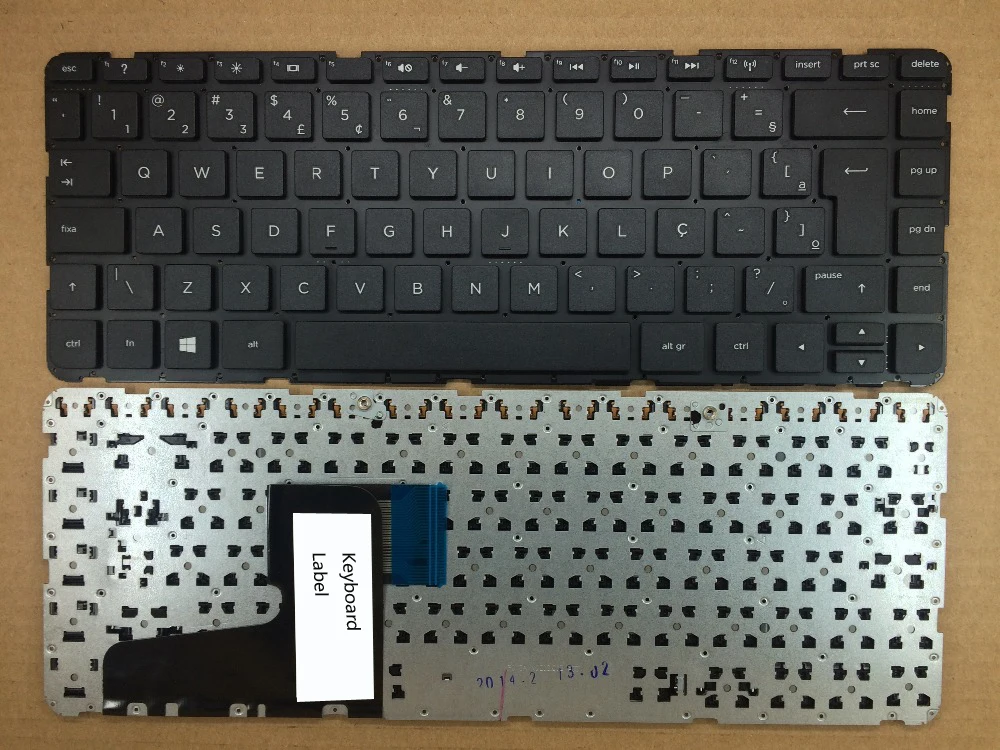 New notebook laptop keyboard for HP pavilion 14 N g1 g2 g3 14 D BR ...
