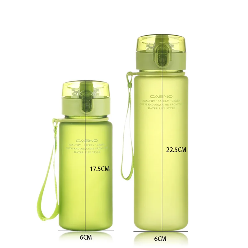 Flip Top Lid Direct Drinking Plastic Water Bottle 400ml 560ml Drink Bottle Sport In Water