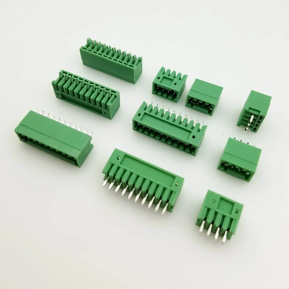 2sets-2-5mm-small-pitch-PCB-spring-type-terminal-15EDGKD-2-5-male-and ...