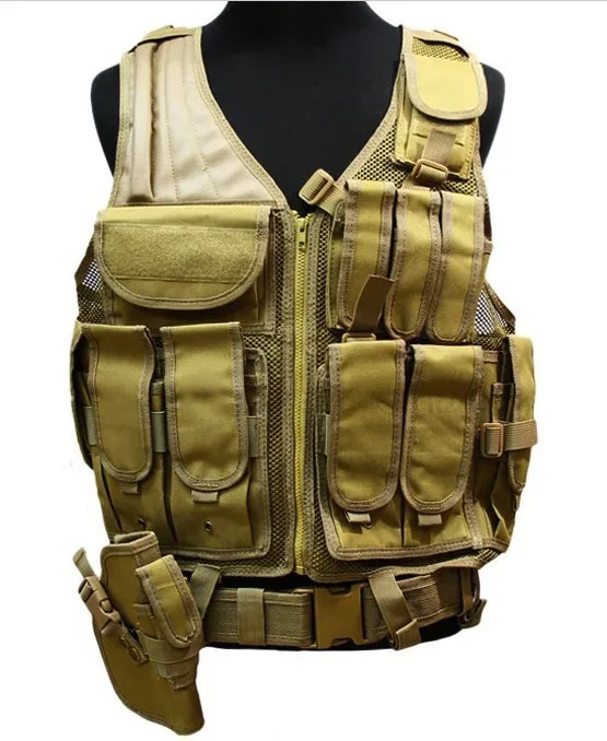 USMC Tactical Hunting Combat Vest (Sand) gun VestS Free shipping-in ...