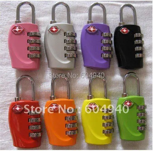 Cipher lock Tourism supplies 4 bit cipher lock Luggage lock with many ...