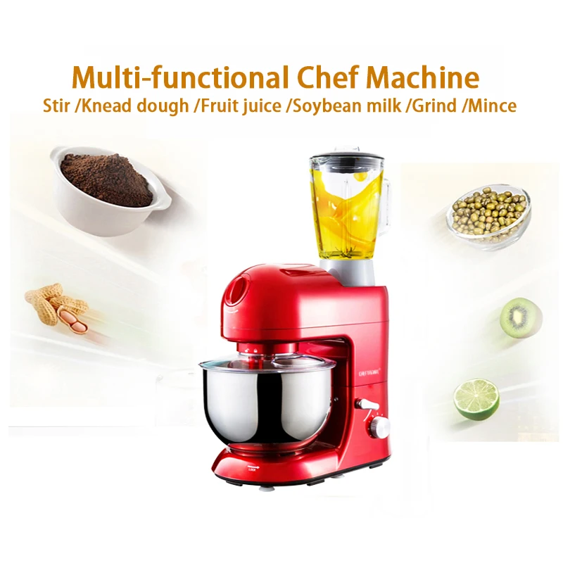 FREESHIPPING AC220 240V 50 60hz 1000w power 5L capacity electric mixer ...