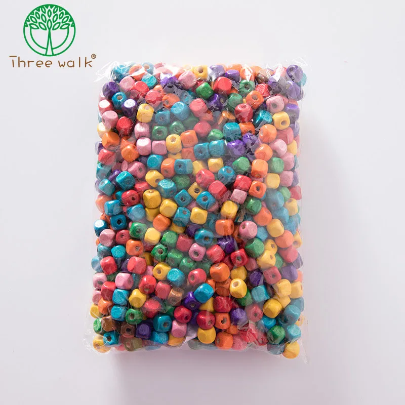 6-14mm-Wholesale-Price-Mixed-Colored-Wooden-Square-Beads-DIY-Jewelry ...