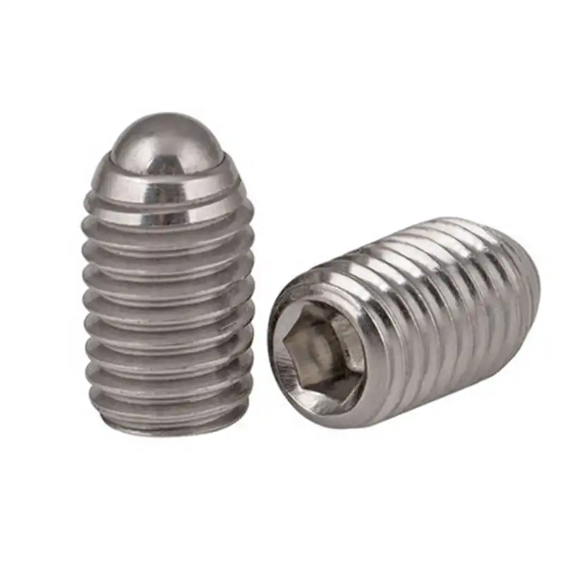 10Pcs Internal Hex Drive Ball Plunger Set Screws Metric Carbon Steel ...