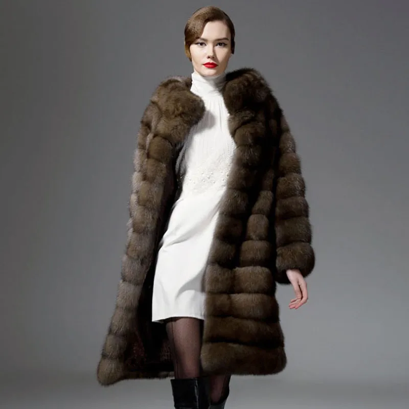 Genuine mink fur coat real fur coats high end luxury fur jacket top ...