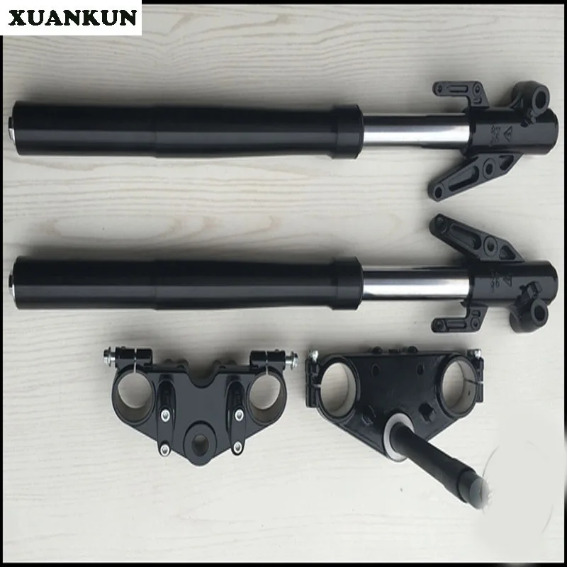 XUANKUN-Cafe-Racer-Inverted-Shock-Absorber-Inverted-Forks-Assembly ...