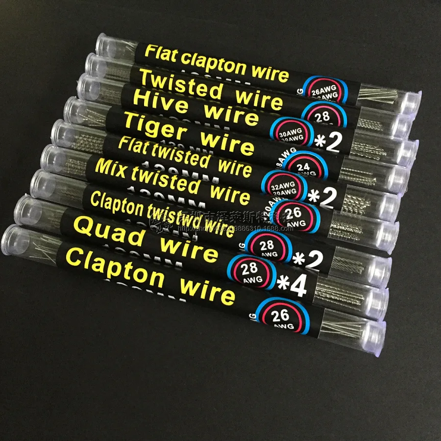 Clapton Wire coils heating wire A1 120MM*10pcs 26*32awg 0.2mm*0.4mm ...