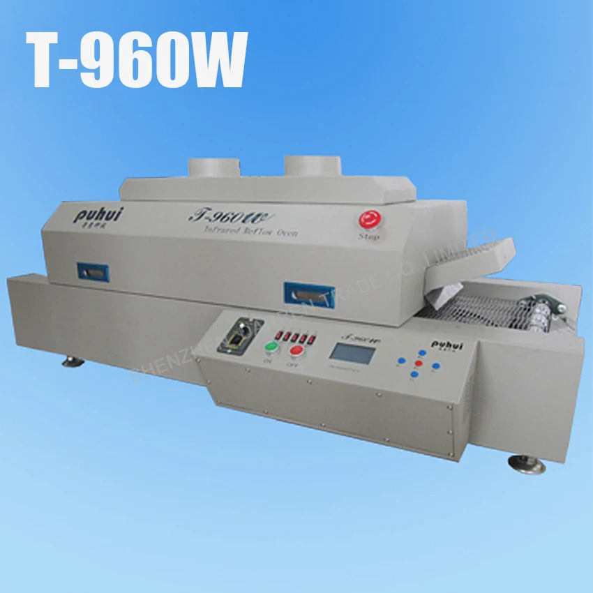 Five channel temperature reflow machine T 960W 4.5 KW 0 1500mm/min ...
