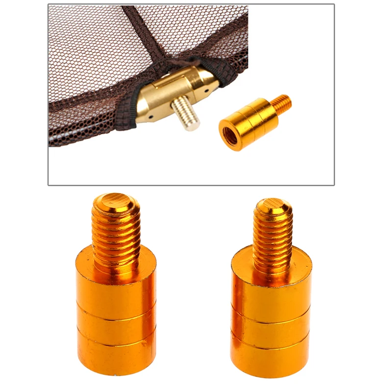 Fishing Tools Landing Net Handle Connector Thread Adapter 10mm To 8mm ...