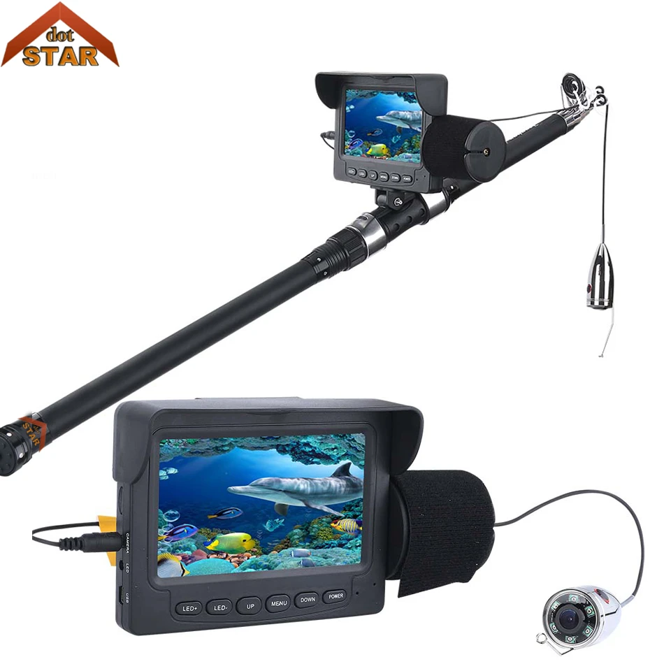 Stardot 1000TVL Underwater Fishing Video Camera Kit 4.3 inch 30m Fish ...