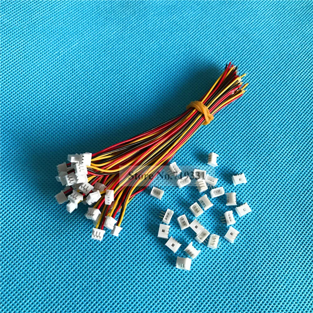 Micro JST 1.25mm 1.25 JST 3 Pin 3P Right Angle Female ,Male Connector ...