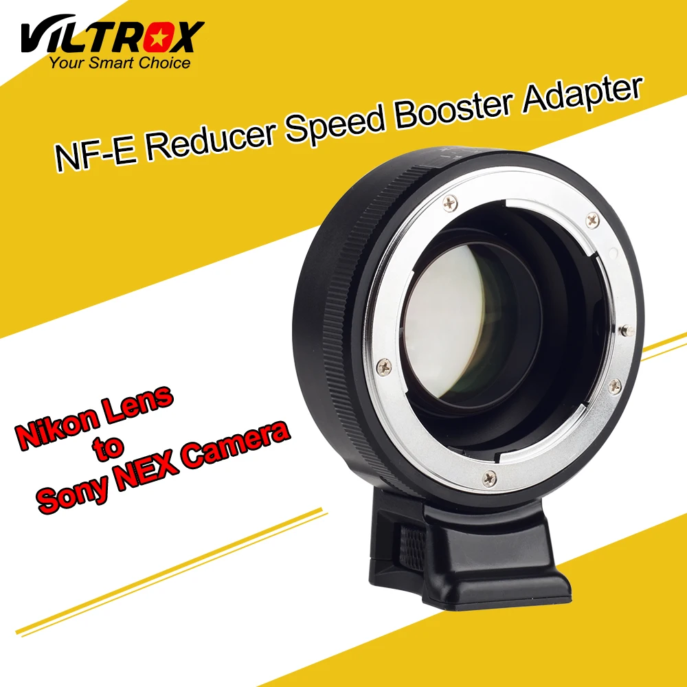 Viltrox Focal Reducer Speed Booster Lens Adapter Turbo w/ Aperture Ring ...