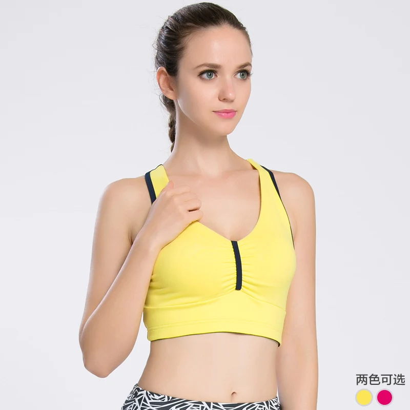 Women New Sport Yoga Bra Fitness Running Sexy Backless High Quality