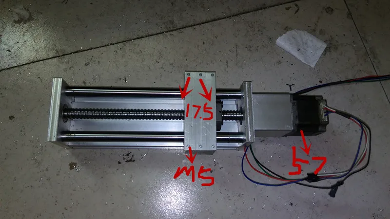 SWMAKER NEMA 23 mill CNC Z Axis Linear Slide Motion DIY CNC PLASMA OXY ...