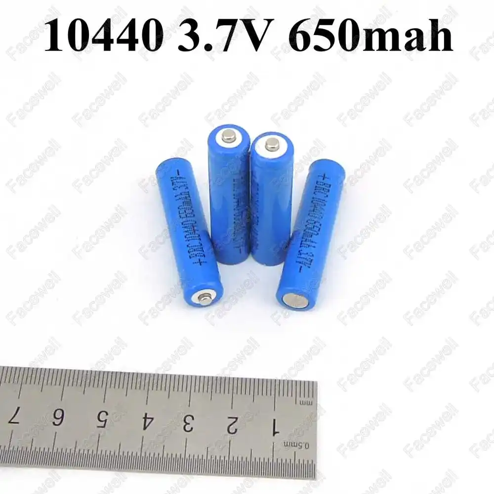 Aliexpress.com : Buy 6pcs 3.7v 10440 lithium 650mah 10440 li ion ...