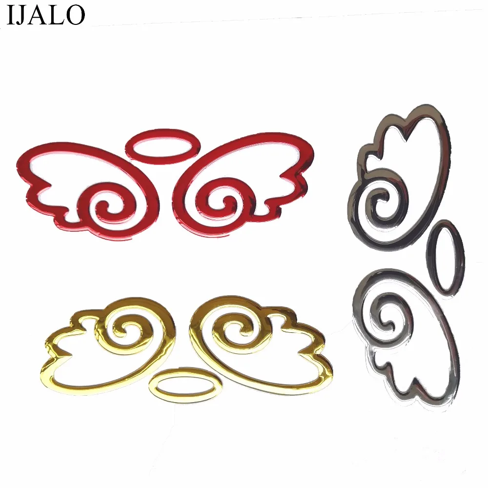 Angel-wing-3D-car-sticker-soft-PVC-Chromed-emblem-badge-auto-styling ...