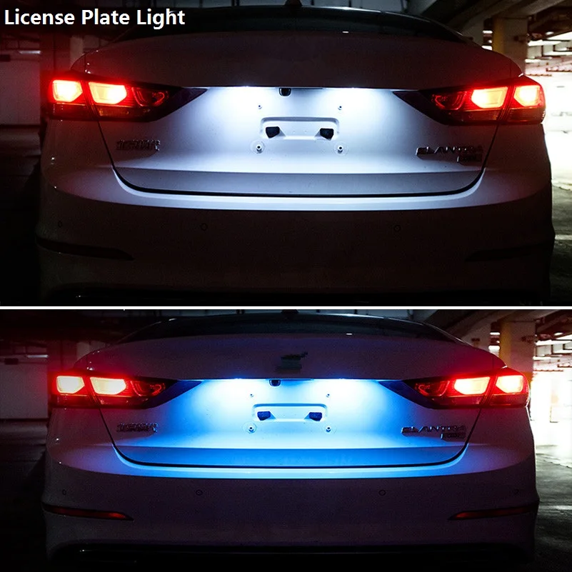 2x Автомобильный светодиодный Canbus гирлянда 36 мм C5W лампа номерного ...