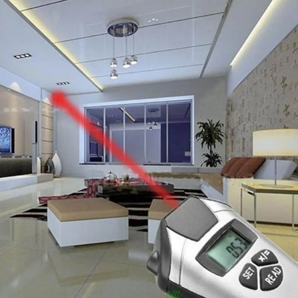 Cp3009 Trena Metro Laser Medidor Distancia 0.5-18m Cinta Metrica Range ...