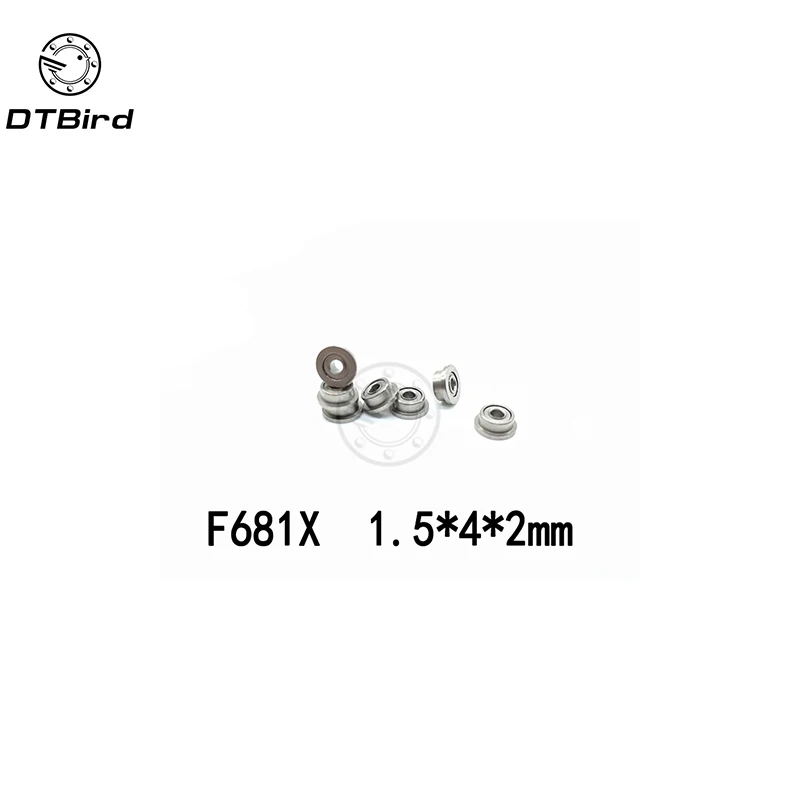20Pcs F681 F681XZZ F681X 2Z F81Xzz Flanged Flange Deep Groove Ball 20Pcs F681 F681XZZ F681X 2Z F81Xzz Flanged Flange Deep Groove Ball