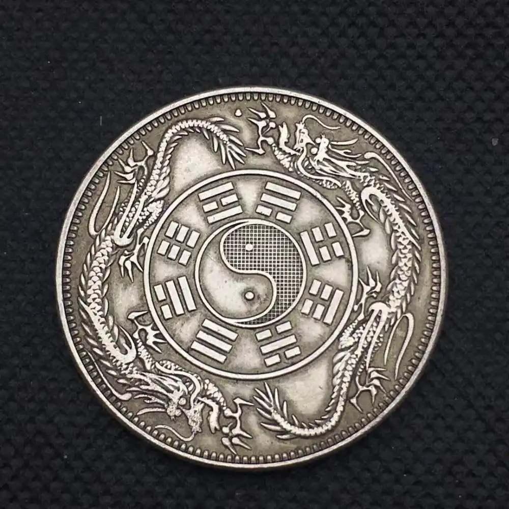 China big coin copy fengshui Buddha good luck replica coin collectible ...