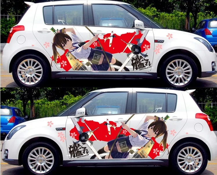 3D-Customizable-Cartoon-Anime-Car-Styling-DIY-Whole-Body-Car-Stickers ...