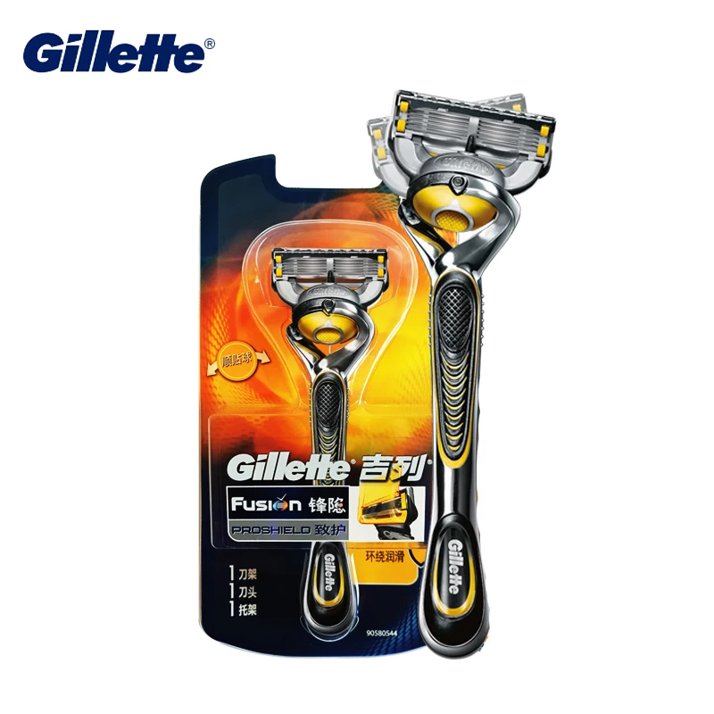 Gillette Fusion Straight Razor Proshield Flexball No Dead Angle Shaving ...