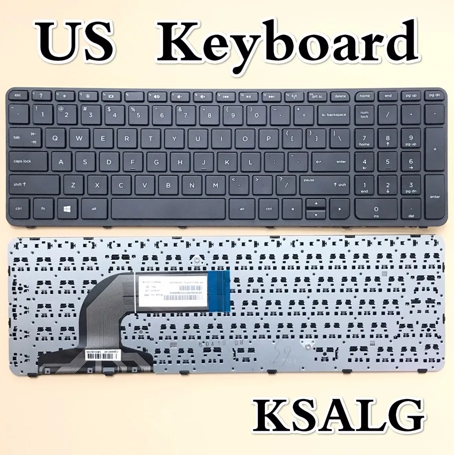Free shipping genuine laptop keyboard for HP Pavilion 15 15T 15 N 15 E ...