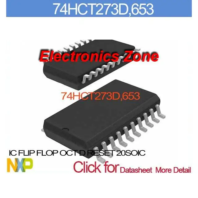 74HCT273D, 653 IC 플롭 OCT D 리셋 20 SOIC 74HCT273D, 6 74HCT273 74HCT273 ...