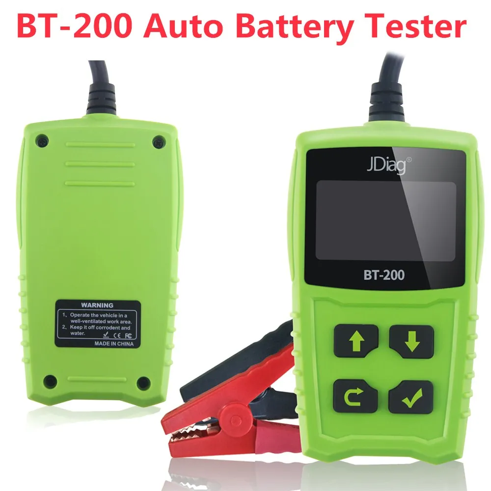 Jdiag Fascheck Bt-200 Auto Battery Tester 12v 2019 Bt200 Car Battery ...