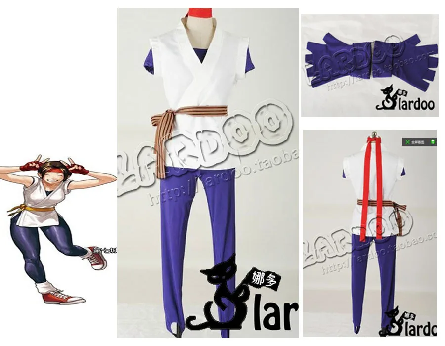 King of Fighter KOF Yuri Sakazaki cosplay costume Handmade|cosplay ...