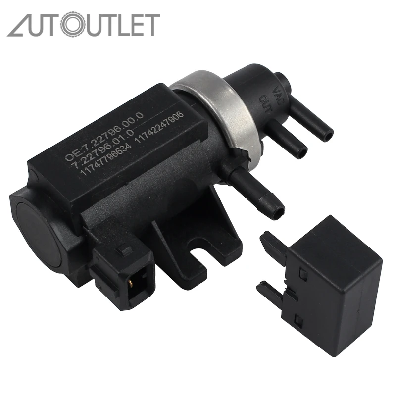 AUTOUTLET 12V 자동차 터보 압력 부스트 제어 솔레노이드 EGR 밸브, BMW 1 3 5 6 7 시리즈 X3 X5 X6 ...