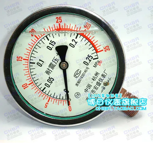 Hongsheng instrument YTN 100 YN 100 pressure gauge vibration proof pressure gauge pressure gauge ...