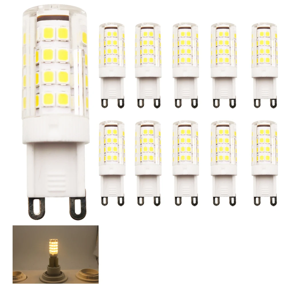 10x MengJay NEW Design G9 LED Light 3W 5W SMD2835 Mini LED G9 Lamp Corn ...
