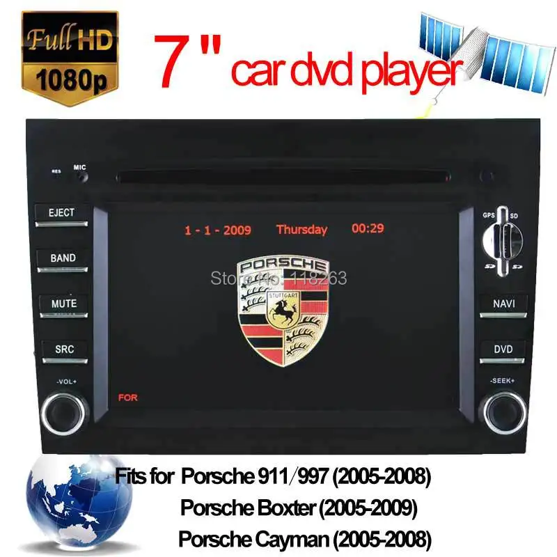 gps auto dvd player 7'' for car stereo for Porsche BOXTER porsche ...