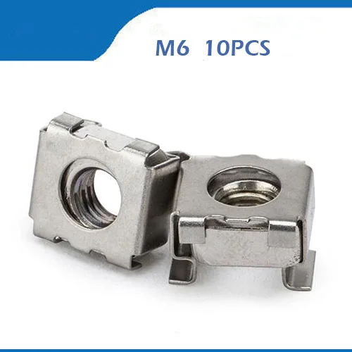 10PCS-Stainless-Steel-304-Quartet-Floating-Nut-Card-Nuts-Floating-Nut ...