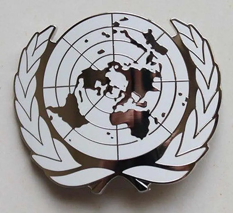 United Nations Metal Peacekeeping Force Beret Cap Badge Pin Insignia ...