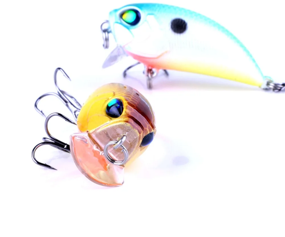 6pcs-New-Small-Crankbait-Lure-4-8cm-8g-Isca-Artificial-Floating-Fishing ...
