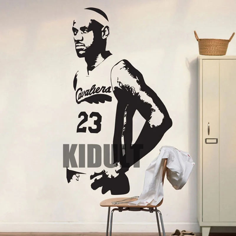 James Wall Stickers Basketball Star NBA23 Number People Wall Decals ...