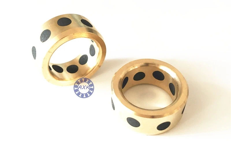 JDB 081220 oilless impregnated graphite brass bushing straight copper ...