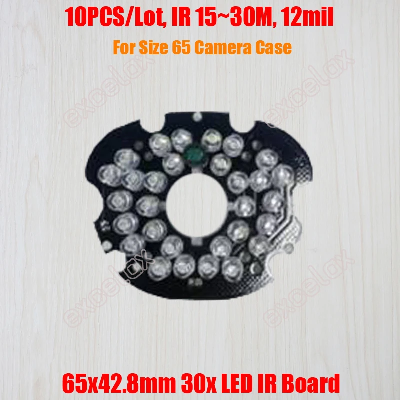 Placa LED IR para cámara CCTV tipo bala, placa de visión nocturna ...