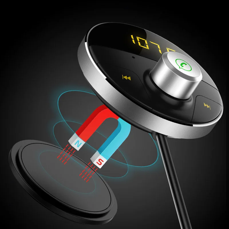 Jajabor Bluetooth автомобильный комплект громкой связи вызов AUX аудио автомобильный mp3-плеер ...